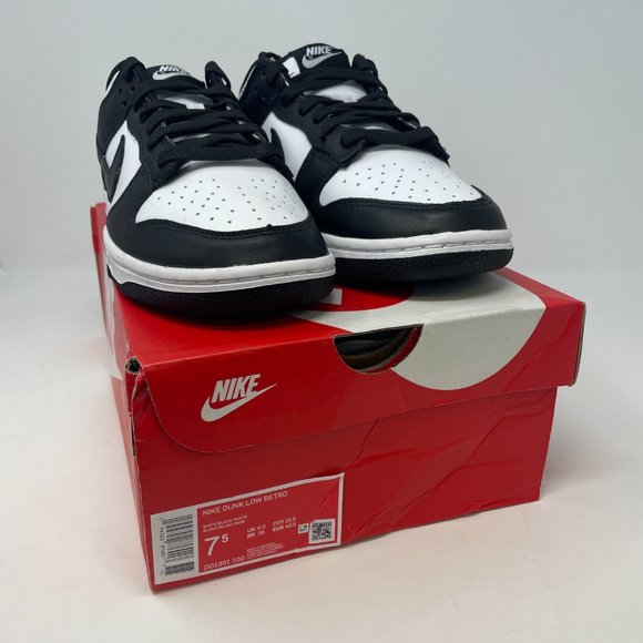 Nike | Shoes | Nike Mens Panda Dunk Low Damaged Box Us Mens 75 ...